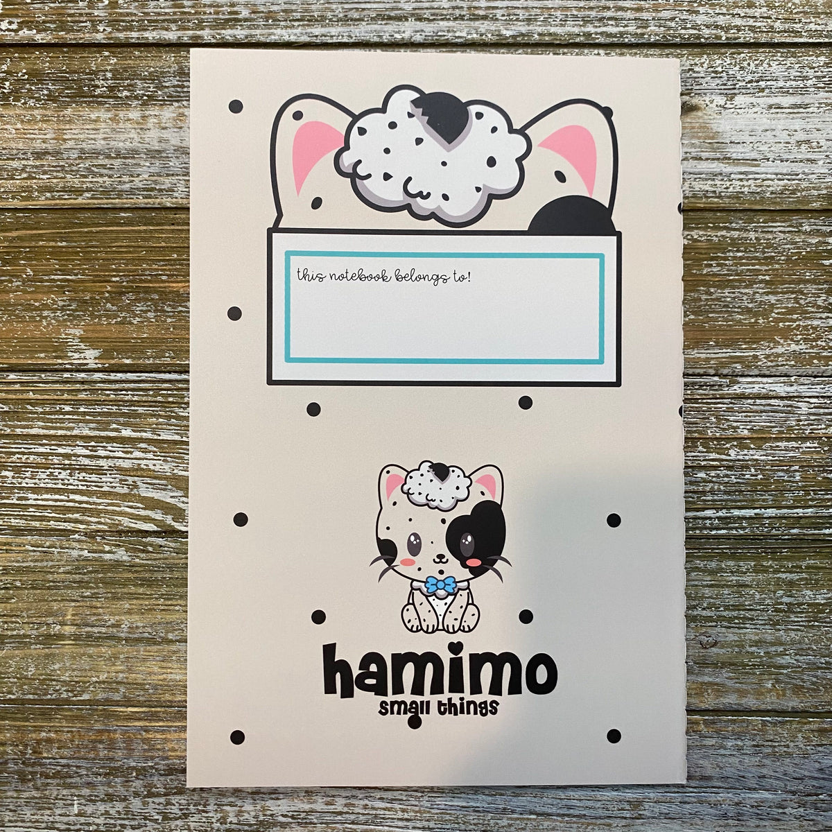 Cookies N' Cream Oliver Notebook – Hamimo Small Things