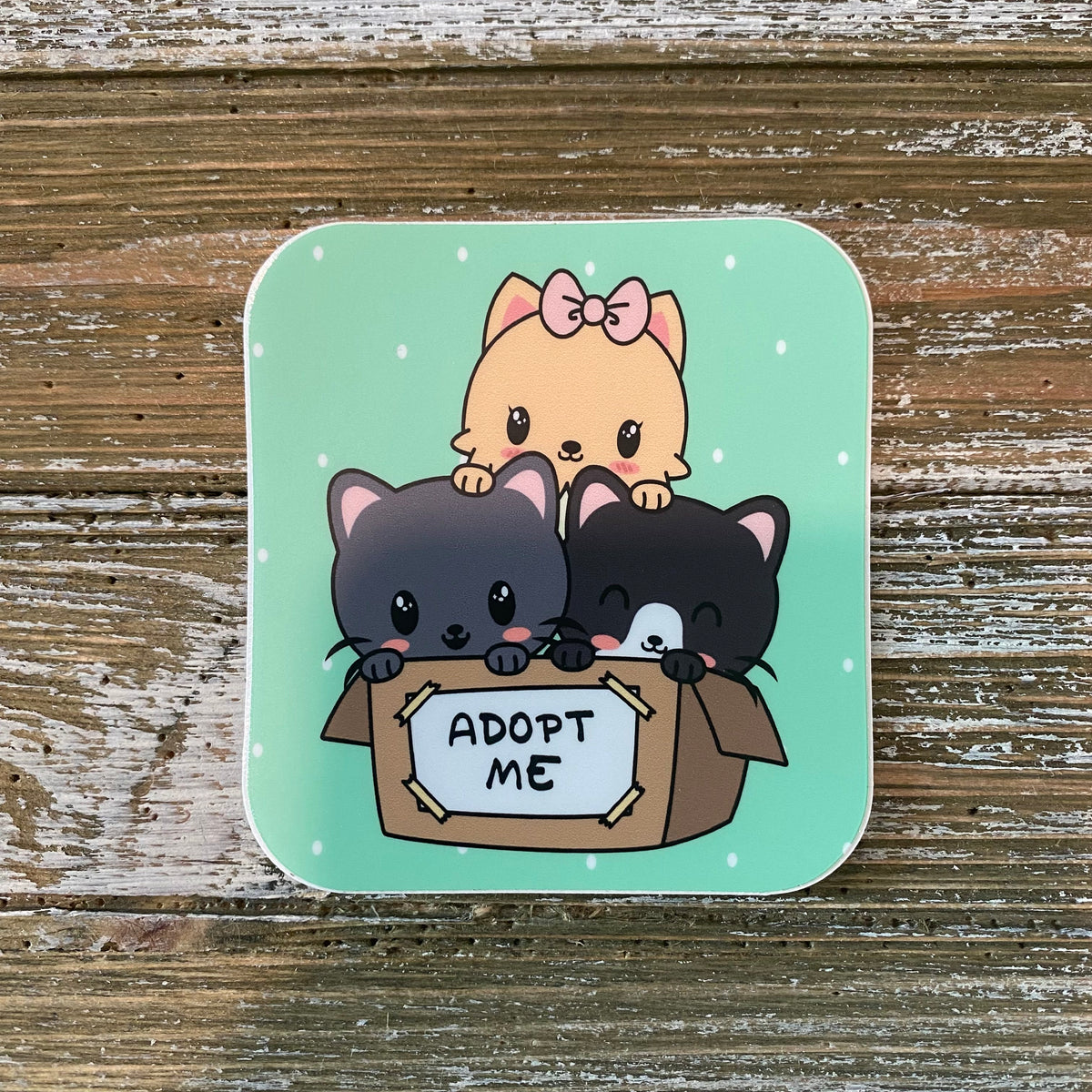 Adopt Me Vinyl Sticker (With Background) – Hamimo Small Things