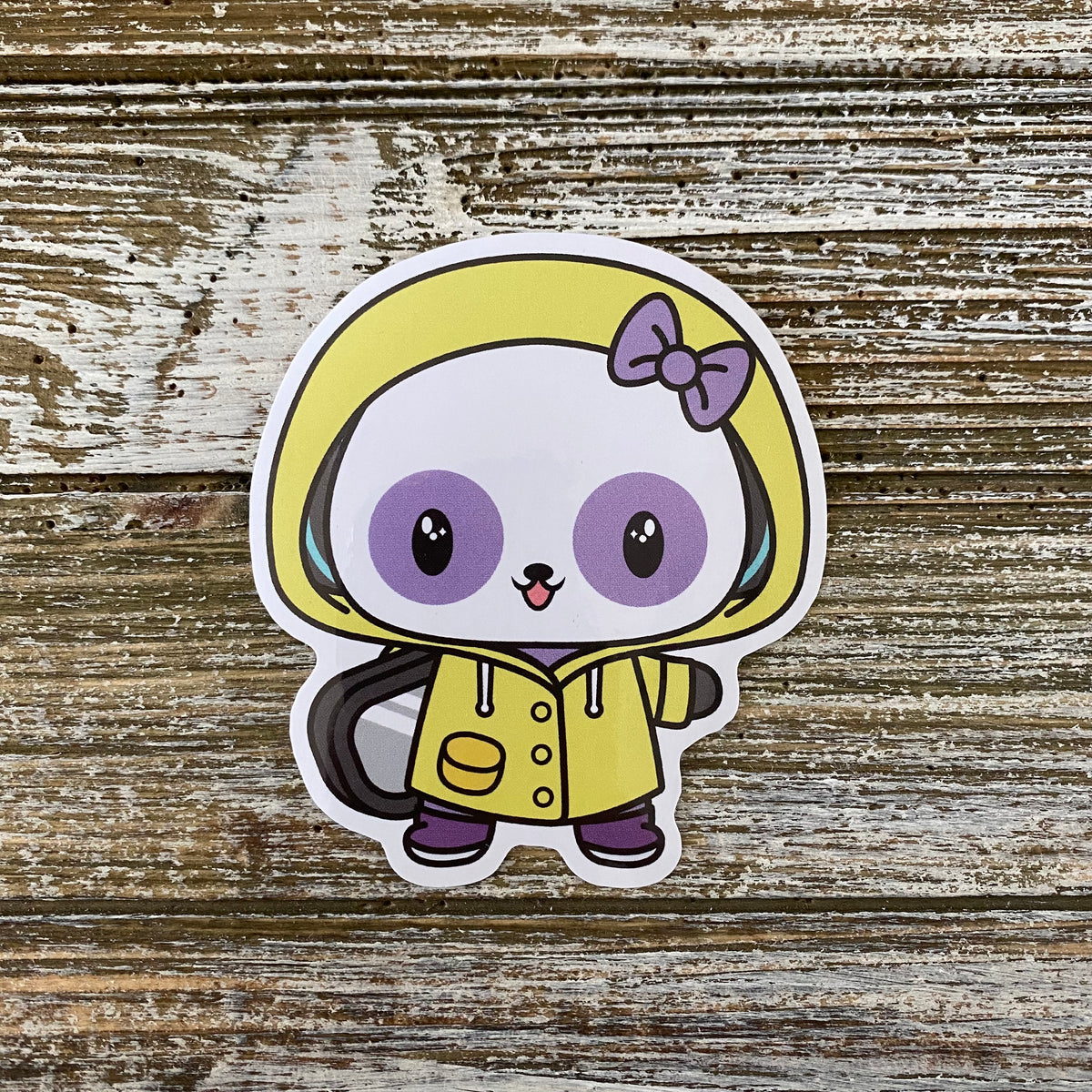 Hamimo Raincoat Friends Madi Panda Vinyl Sticker – Hamimo Small Things