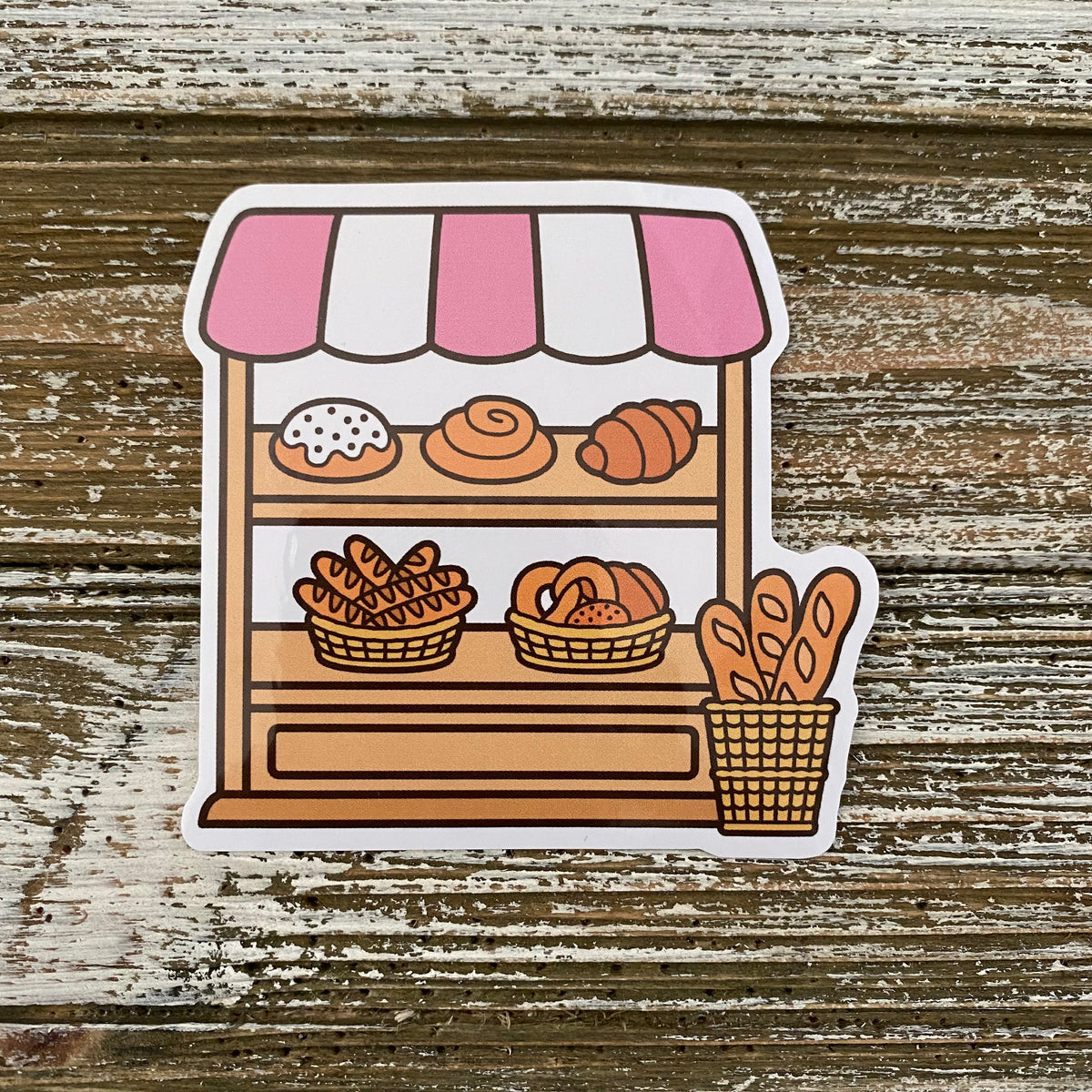 Bakery Cart Vinyl Sticker – Hamimo Small Things