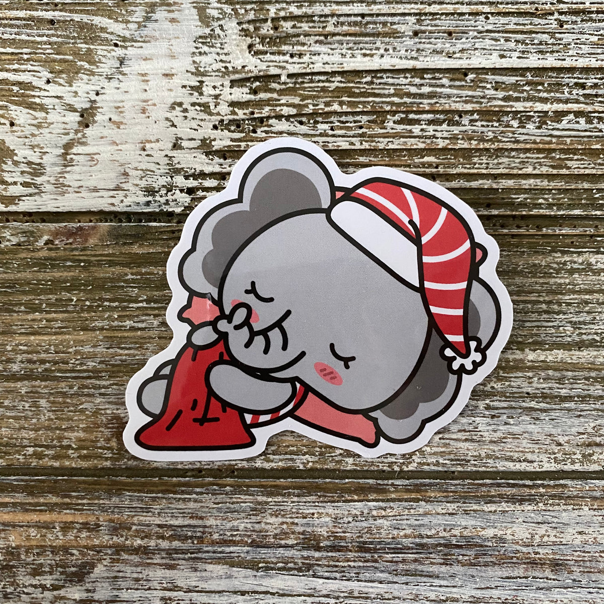 Hamimo Bedtime Friends Elphie Klappar Vinyl Sticker – Hamimo Small Things